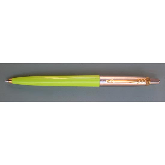 Parker Jotter Green Lime Gold Trim Ballpoint Pen-Montgomery Pens Fountain Pen Store 212 420 1312