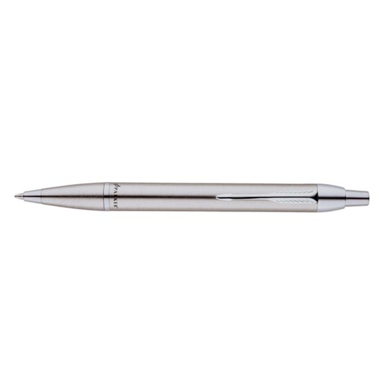 Parker IM Stainless Steel Chrome Trim Ballpoint Pen-Montgomery Pens Fountain Pen Store 212 420 1312