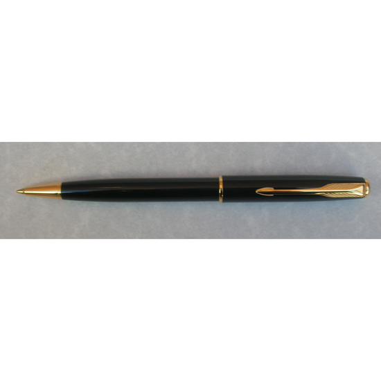 Parker Sonnet Laque Black Thin Band Ballpoint Pen-Montgomery Pens Fountain Pen Store 212 420 1312