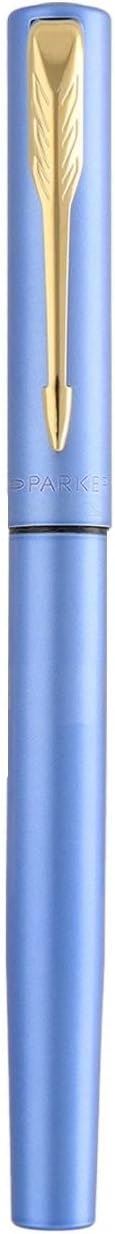 Parker Vector XL Blue & Gold Trim Fountain Pen Fine Nib-Montgomery Pens Fountain Pen Store 212 ...